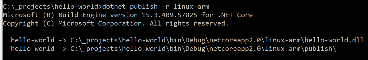 Aspnet Core Hello World On Raspberry Pi
